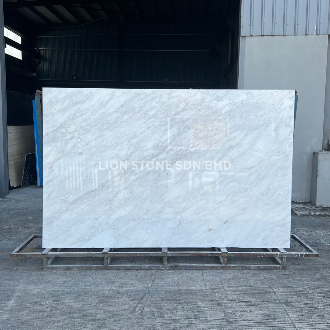 Volakas White Marble Stone - Lion Stone